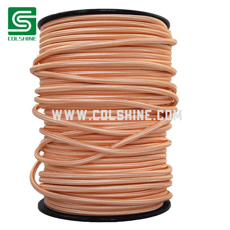 Fabric Covered Braided 2 Core Lighting cable